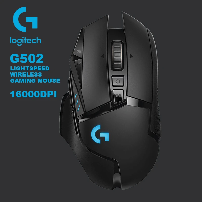 Logitech G502 LIGHTSPEED kablosuz oyun fare 2.4GHz kablosuz HERO 16000DPI destek Windows10 8 7 ...
