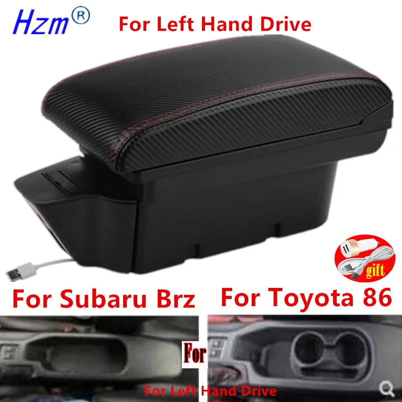 carbon fiber For Subaru Brz Armrest For Toyota 86 Gt86 Car Armrest Box ...