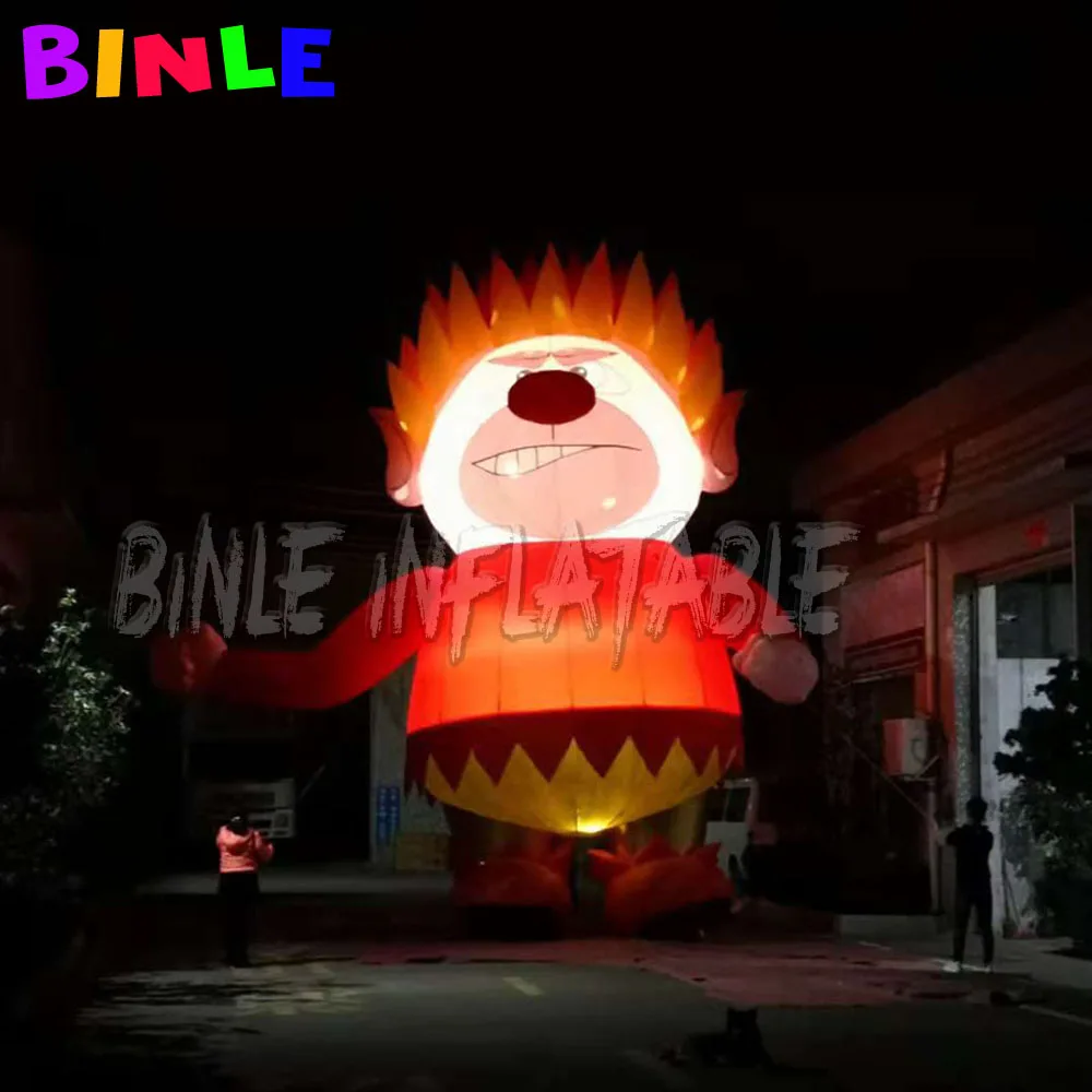 Outdoor-yard-giant-christmas-decoration-inflatable-heat-miser-with-led ...