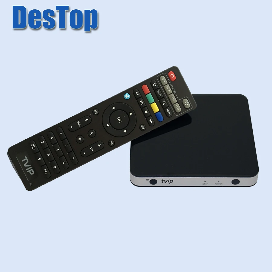 1PC Original Mini Set Top Box TVIP 605 Box Linux 4.4 Doppio Sistema ...