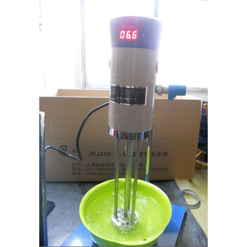 Jrj300-sh Digital Homogenizer Homogenizer High-speed Shear Emulsifier ...