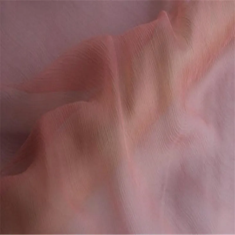 Шелковая гофрированная шифоновая ткань 5,5 момме 140 см 5" экологически ...