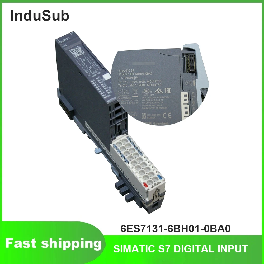 6es7131-6bh01-0ba0 6es71316bh010ba0 Simatic Et 200sp Digital Input Module Di 16x 24v Dc New ...