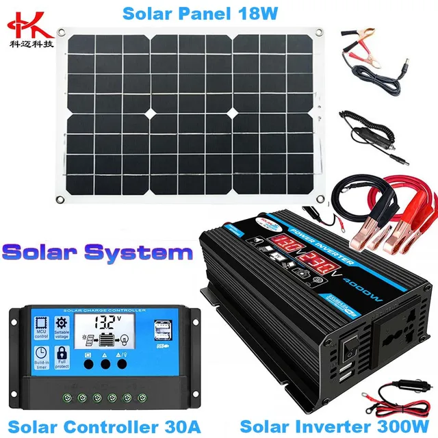 T2B Power System = Solar Power Inverter Converter DC12v to AC 220v ...