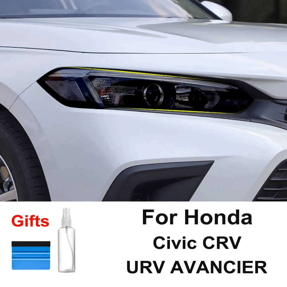 Car-Headlight-Tint-Protective-Film-Sticker-Light-Scratch-Cover-Tuning-Auto-Accessories-For-Honda ...