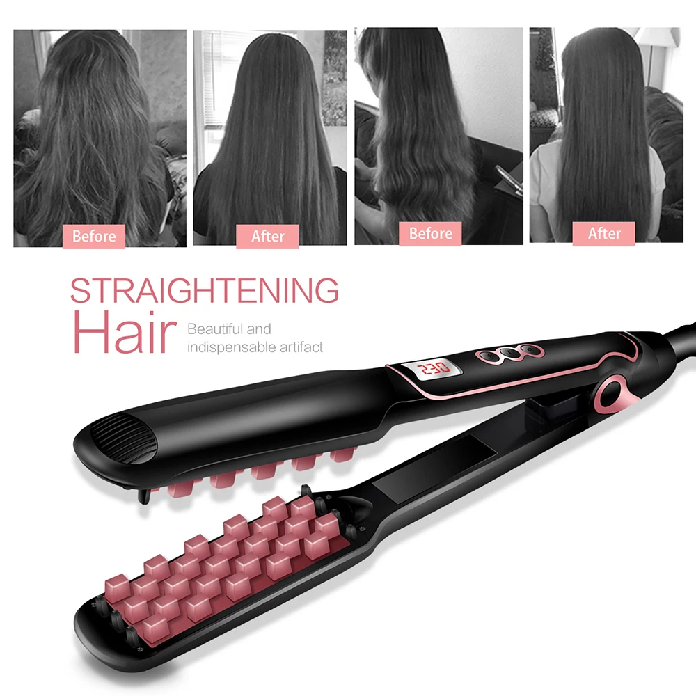 FER A BOUCLER,Black no box-UK--Fer à friser ondulé pour cheveux, outils ...