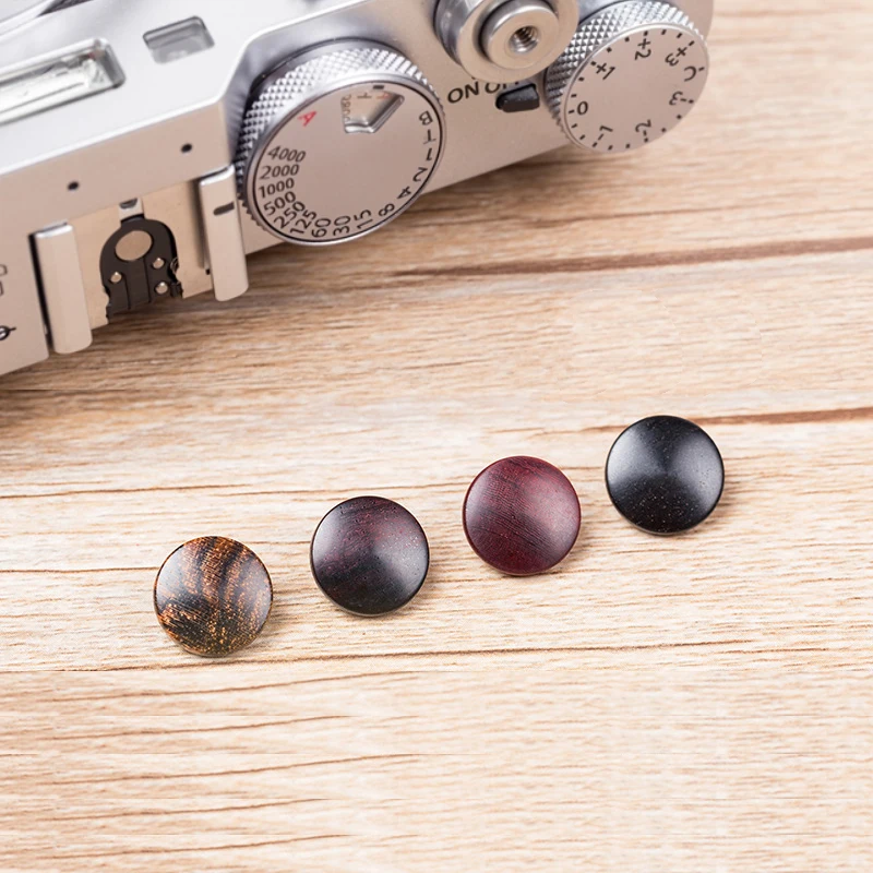 12MM Convex Camera Shutter Release Button Wooden DSLR Button for ...