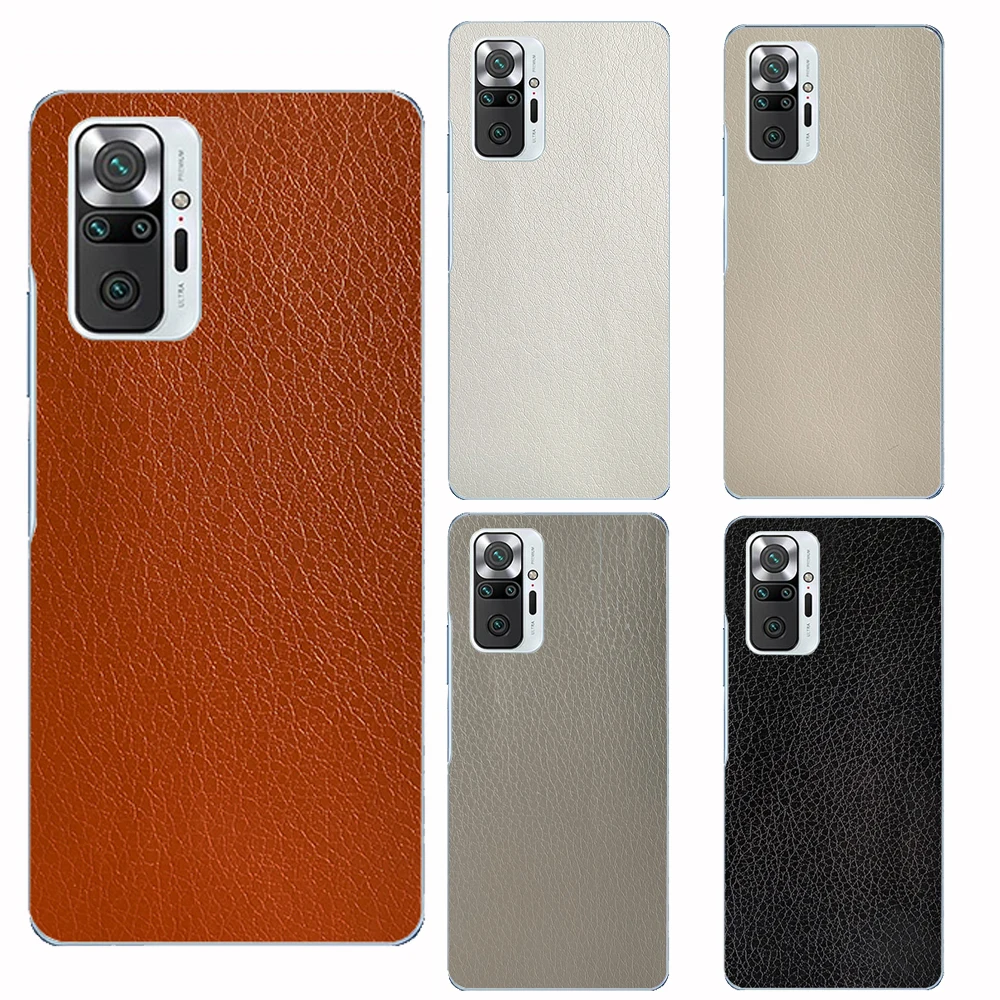 Leather Grain Decal Phone Back Cover Sticker For XIAOMI Mi 11 Ultra 11 ...