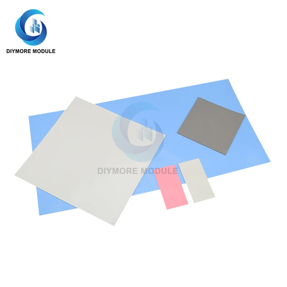 1.2w Cpu Heatsink Cooling Conductive Silicone Pad Thermal Pads 40*80*1 ...