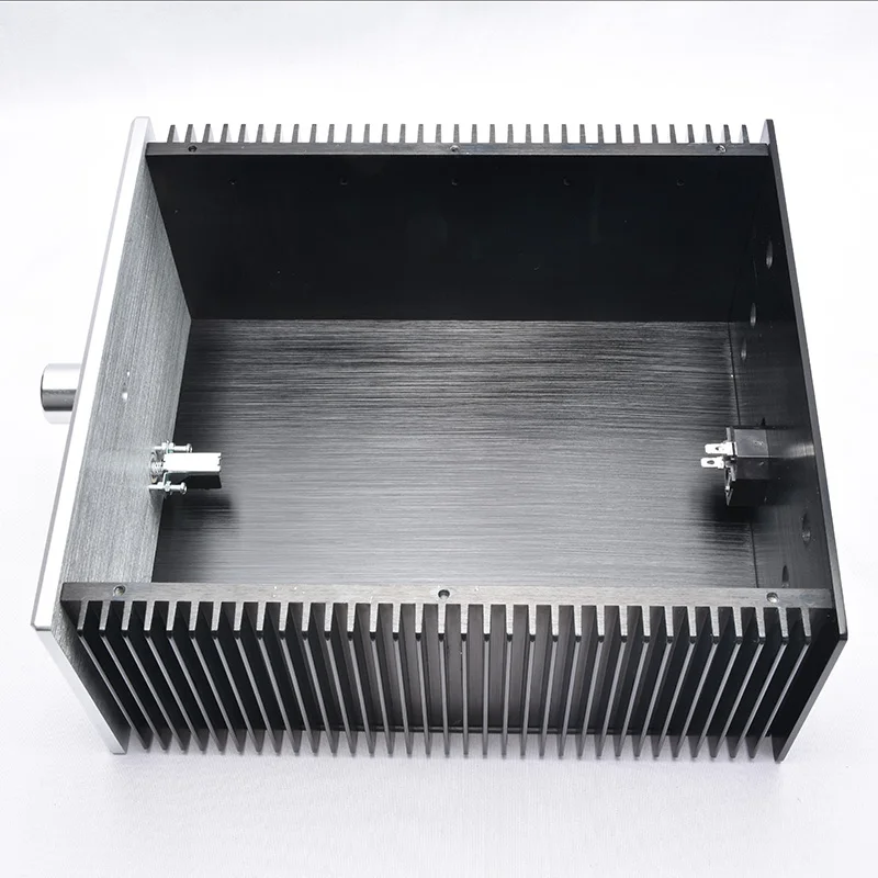 Full aluminum DIY 2412 power amplifier chassis class A enclosure HIFI ...