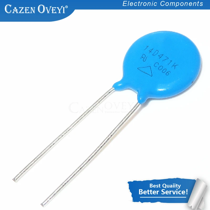 10pcs-lot-TVR14471-14K471-varistor-14D471K-470V-piezoresistor-14d471-In ...
