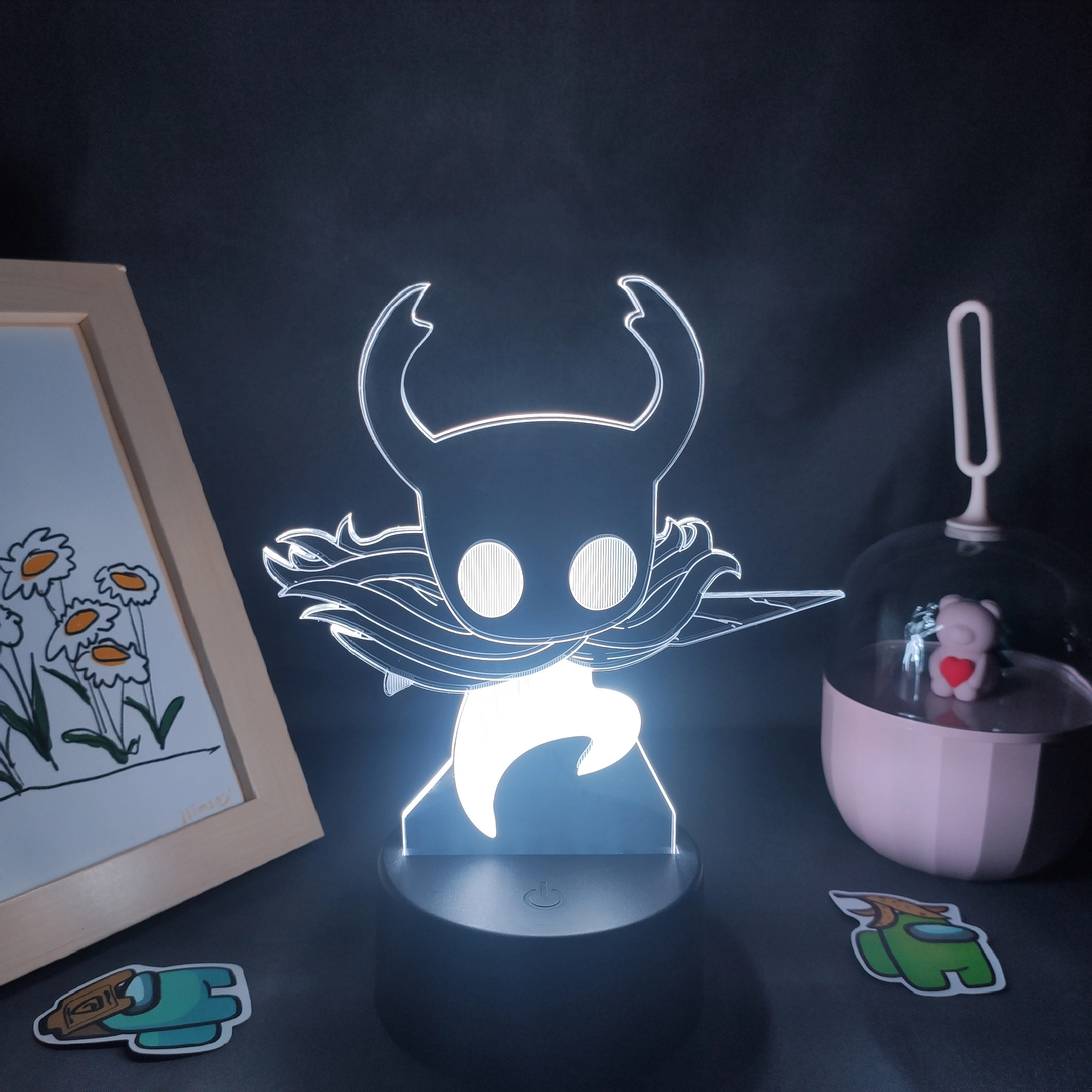 Hollow Knight Game 3d Lamps Led Rgb Neon Night Lights Birthday Toys ...
