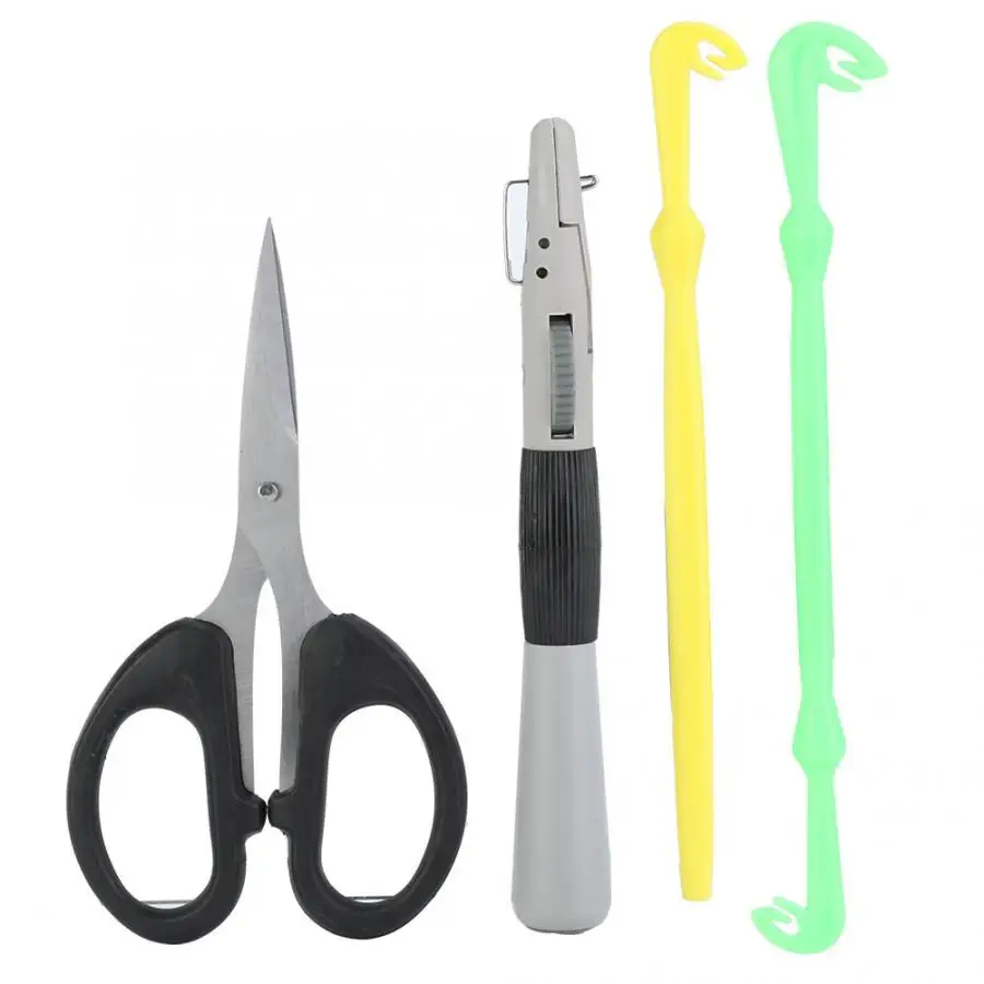 Manual Fishing Hook Tier Tyre Line Tying Tool Fishhook Fast Knot Tyer ...