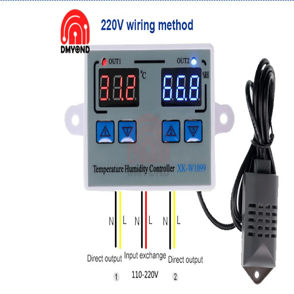 W1099-Intelligent-Digital-Temperature-and-Humidity-Controller ...