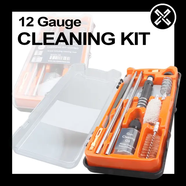 Vector Optics 12GA Cleaning Kit Hunting Accessories .177 .22 Calibre ...
