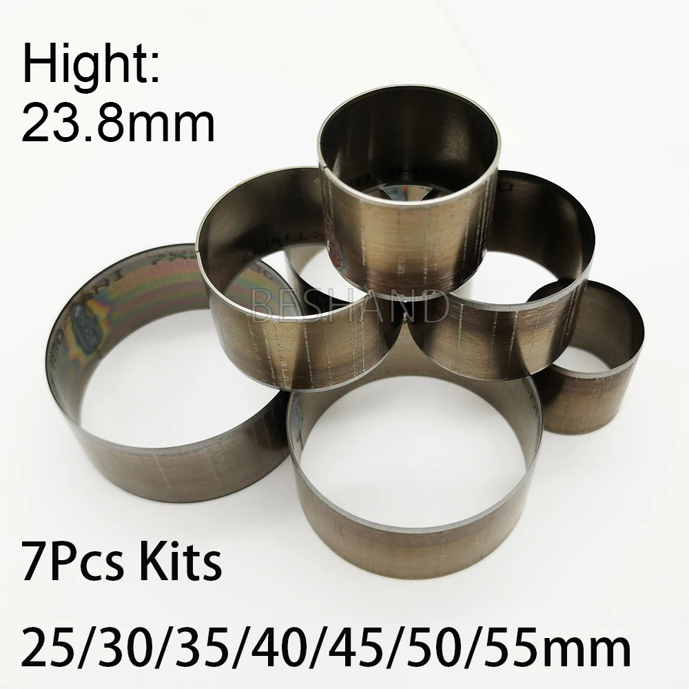 7PCS Circular Cutter Round Punch Tool Kits Manual Cutting Die Knife for ...