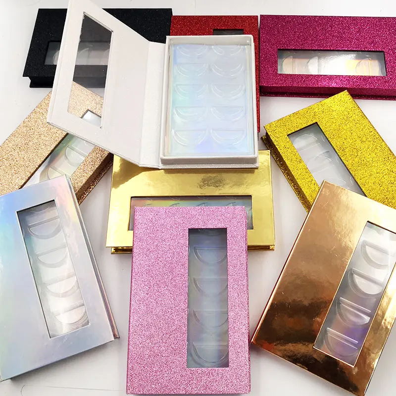 NEW 10pcs wholesale false eyelashes packaging box 3d fake mink lashes ...