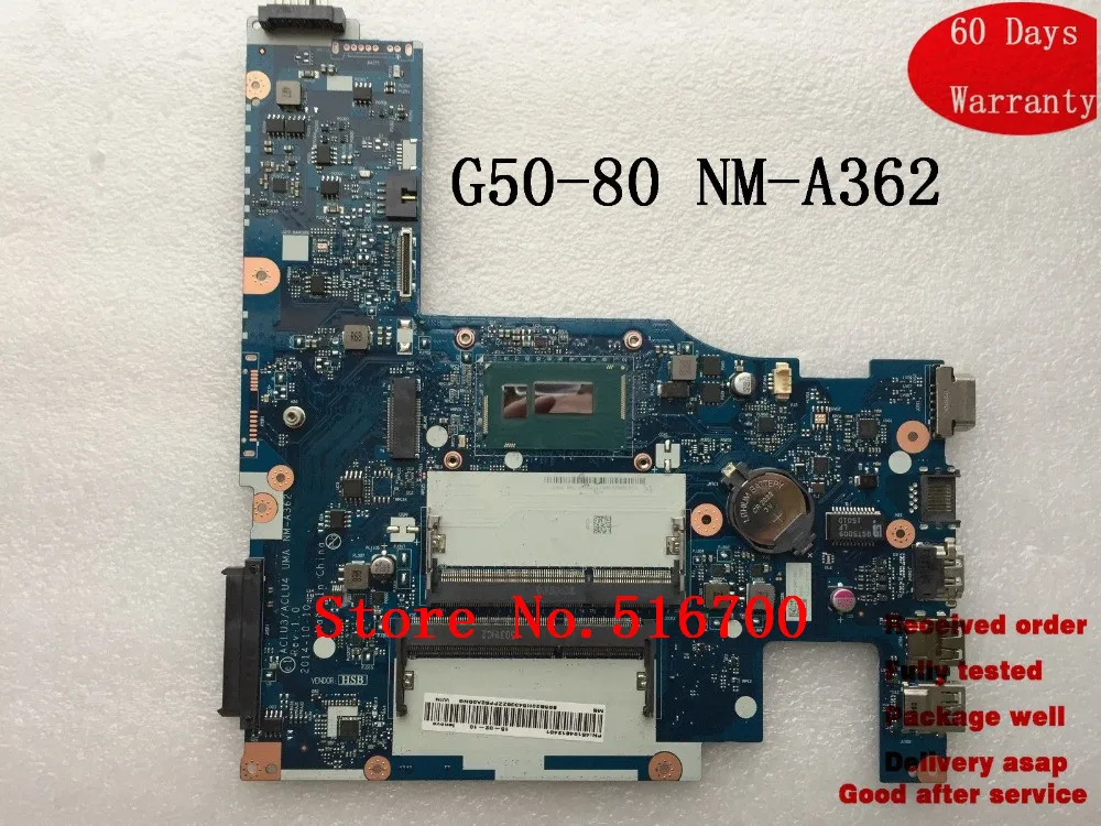 Reemplazo de placas base para portátil, 8S5B20H54335, para Lenovo G50 ...