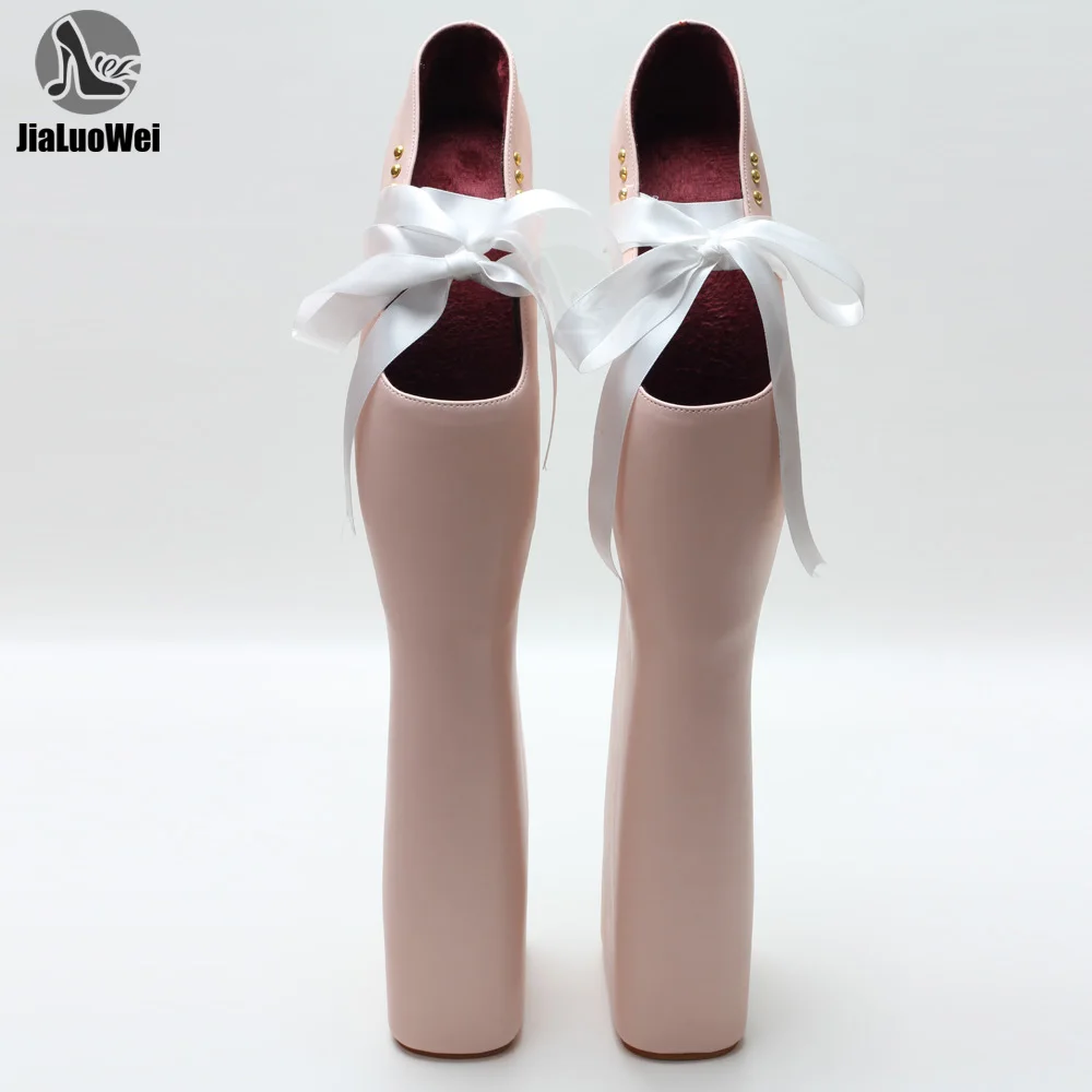JIALUOWEI-Custom-High-Heels-New-Pink-High-Platform-Ballet-Shoes-Size36 ...