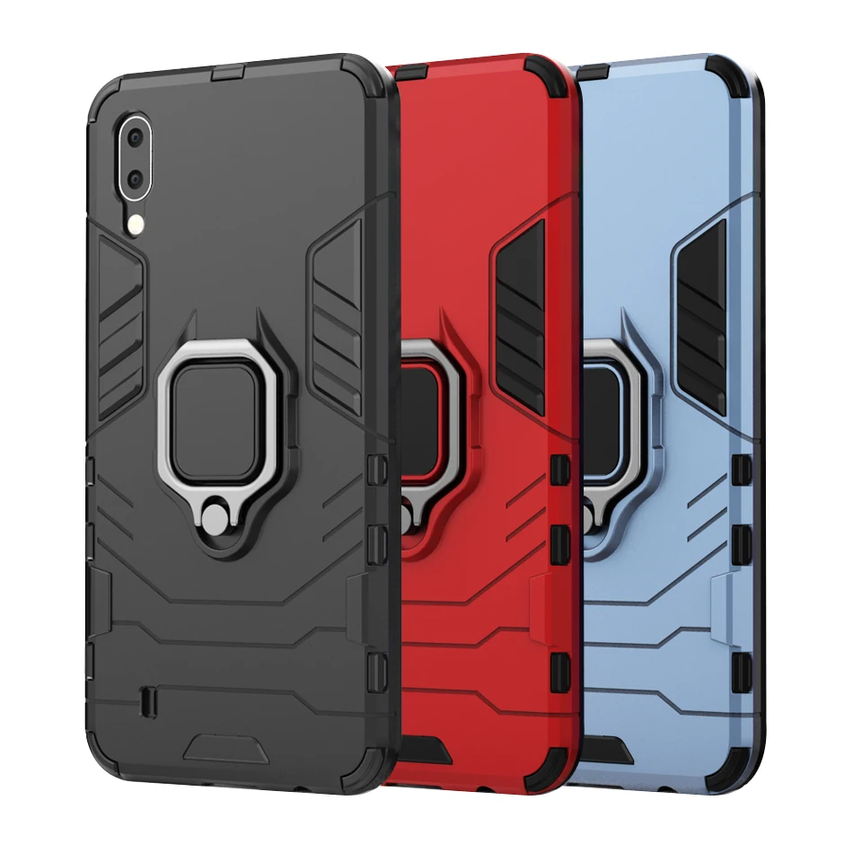 For Samsung Galaxy M10 Case Armor Rubber Phone Cover Case For Samsung ...
