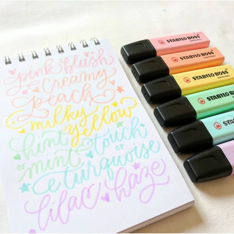 Surligneur,10 Pieces yellow--STABILO BOSS ORIGINAL Stylos surligneurs ...