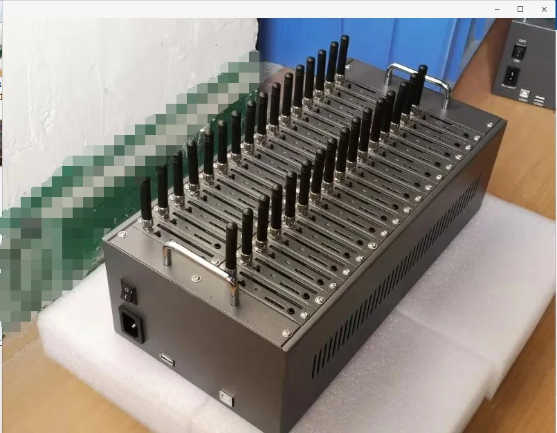 32 ports gsm sms modem pool bulk message sender 32 port M35 modem pool ...