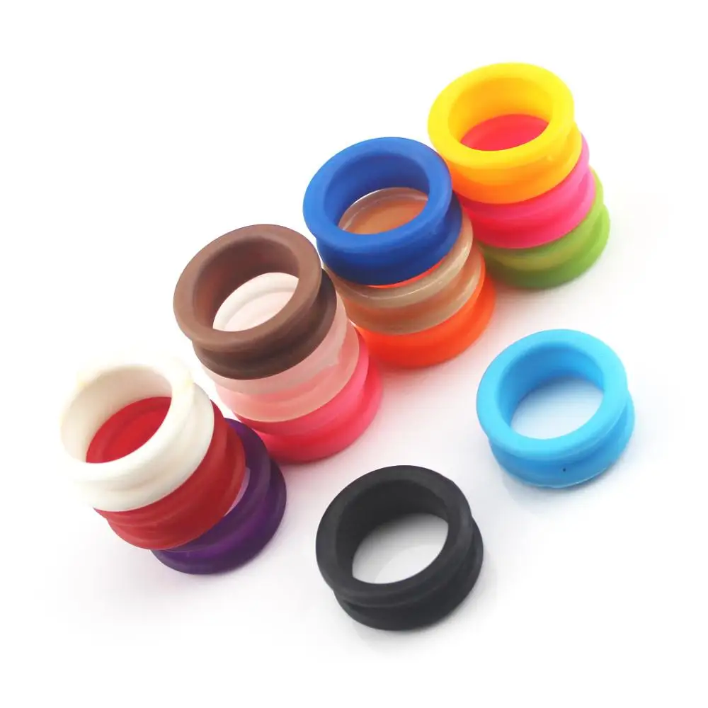 fit all size Silicone Finger Rings Soft Rubber Finger Ring Grips ...