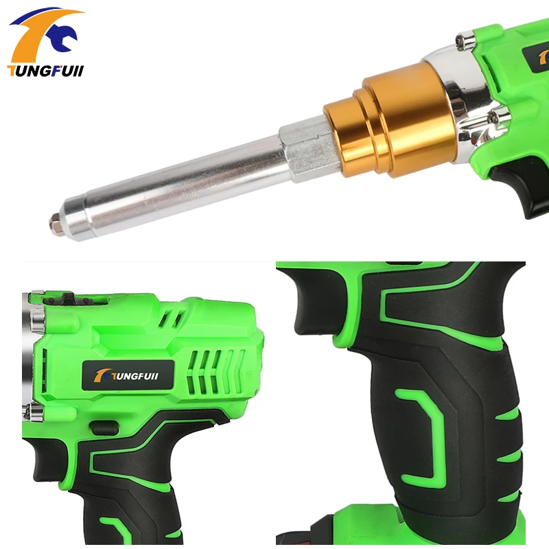Riveter Gun 26v 3000mAh Portable Cordless Rechargeable Riveting Tool ...