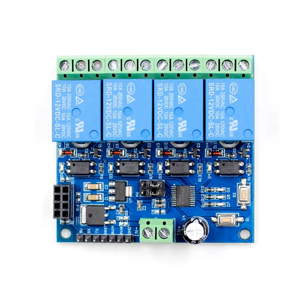 5v/12v esp8266 1 2 4 canais módulo de relé wifi módulo de relé de 2 canais para iot casa ...