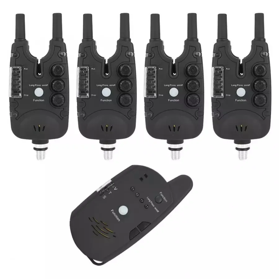 Wireless Fishing Bite Alarm Set 4 1 | 1 Receiver Fishing Bite Alarm ...