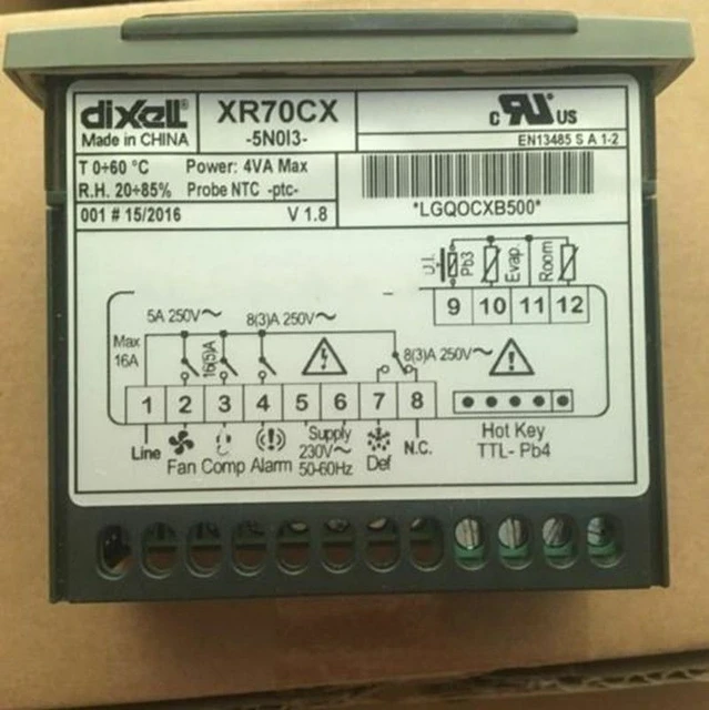 Refrigeration Controller DIXELL XR06CX-5R0C1, 230V AC NTC, 56% OFF