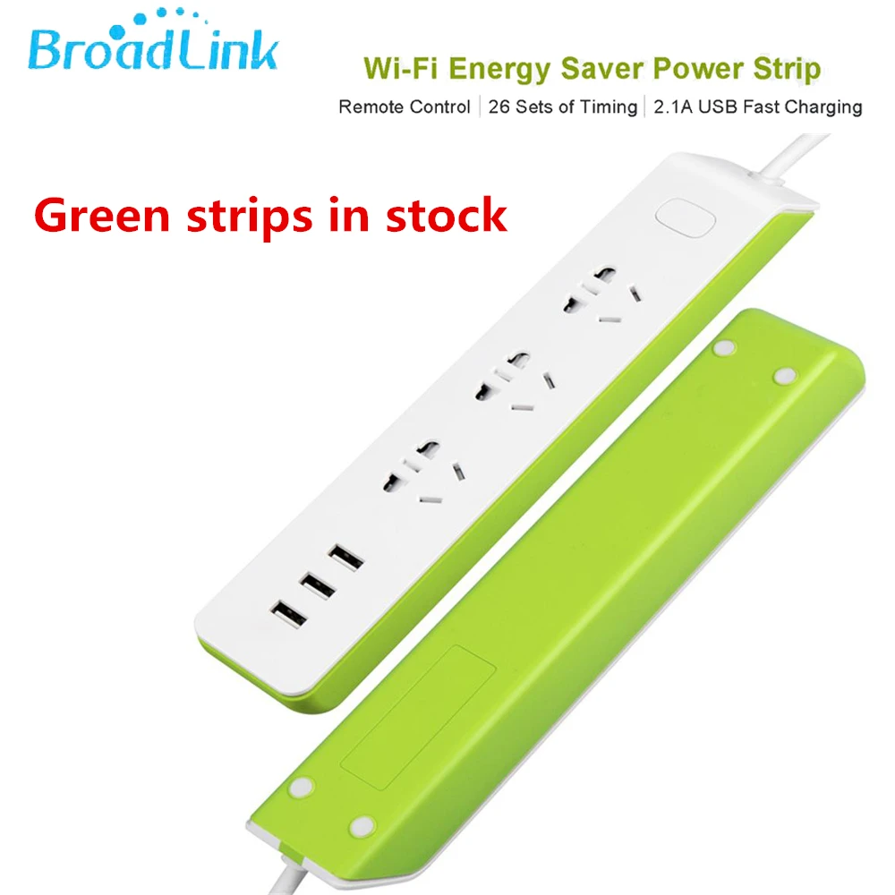 Broadlink Original Green and White MP2 WiFi Switch 3G\4G Plug USB Power ...