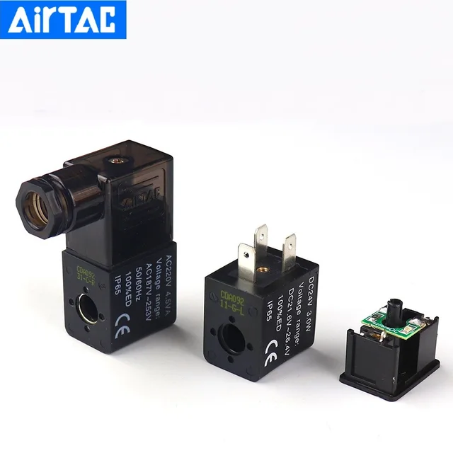 Airtac 4V210-08 Mágnesszelep 220V 24 V Tekercs – FIXO.hu