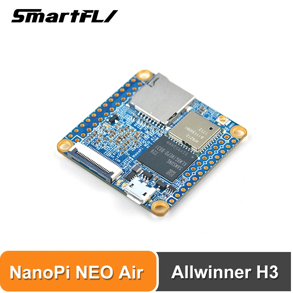 Smartfly FriendlyElec NanoPi NEO Air 와이파이 및 블루투스 호환, 512MB RAM, 8GB ...