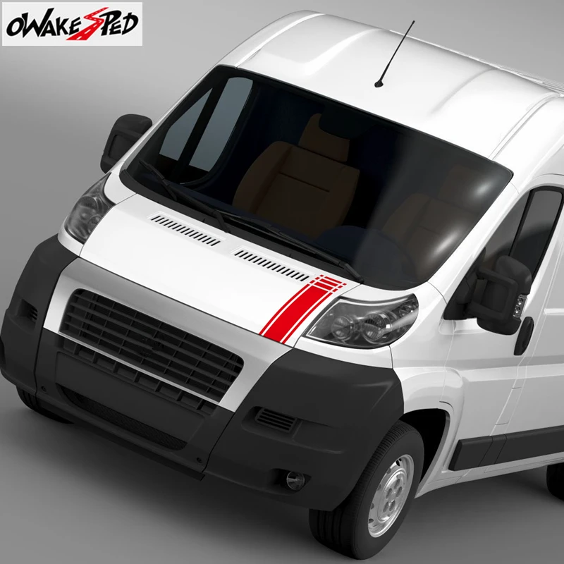 Car Bonnet Sticker For Peugeot Boxer L1 L2 L3 L4 Auto Hood Engine Cover ...