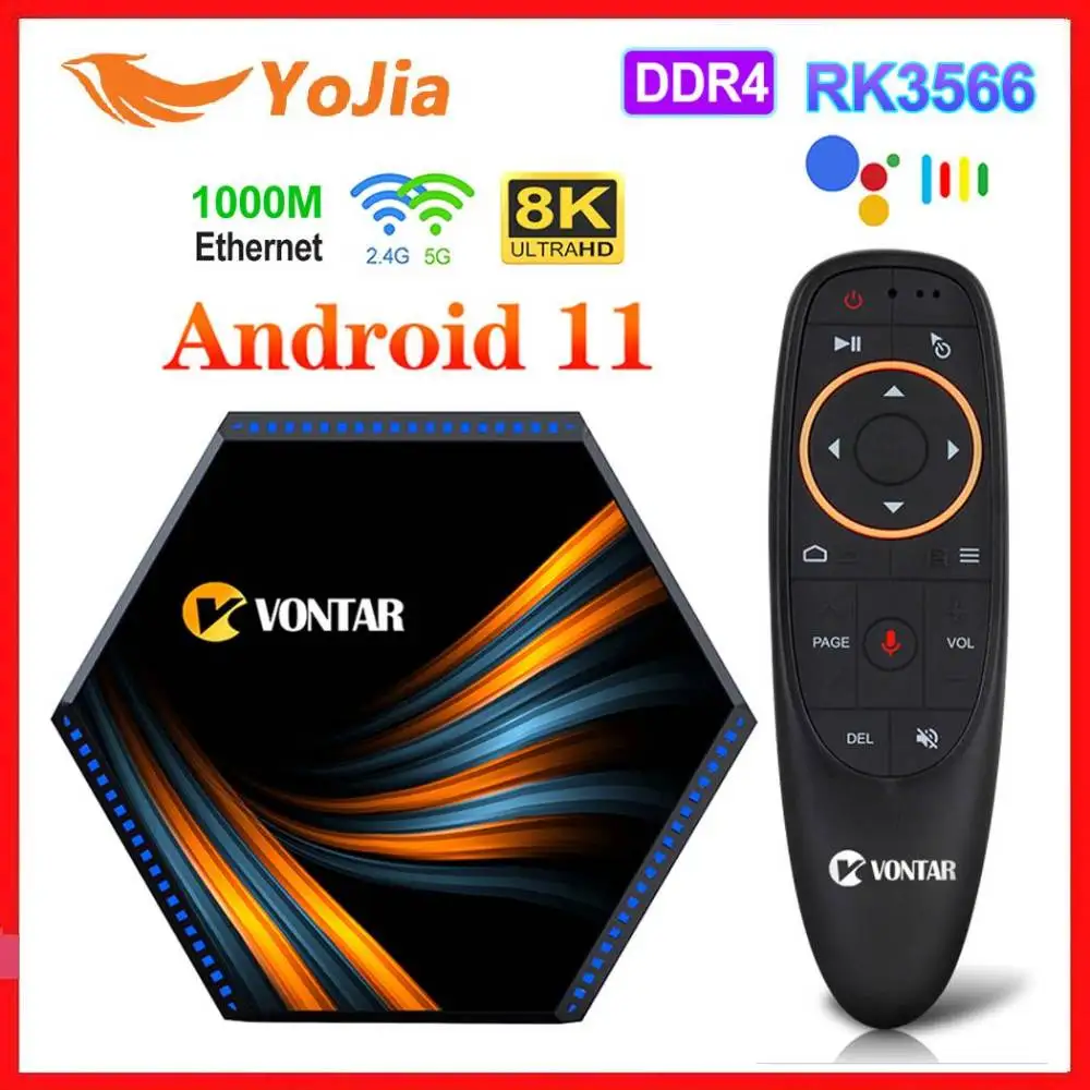 Smart 8K TV Box Android 11 Max 8GB Ram 12GB Rom RK3566 Android 11.0 ...