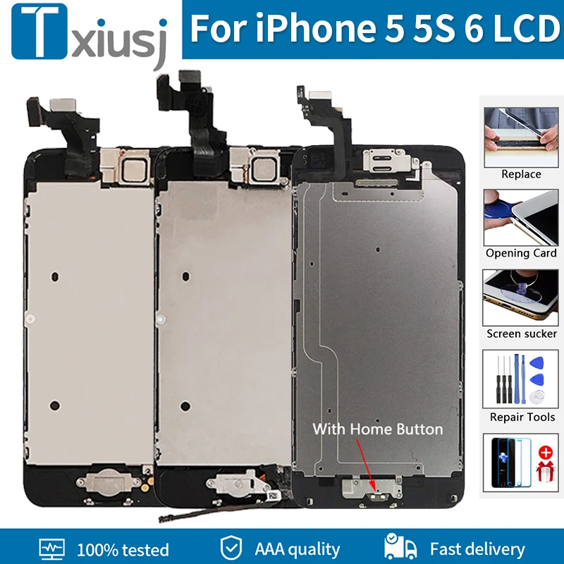 NEW 100% Tested Full Set LCD Assembly For iPhone 5 5C 5S SE LCD Display ...