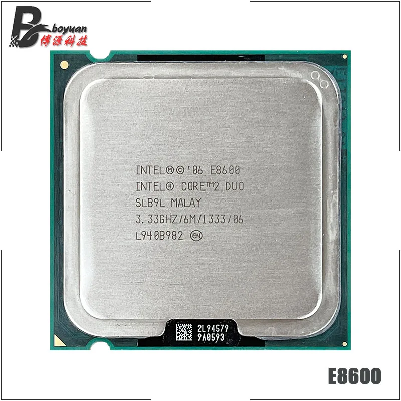 Intel Core 2 Duo E8600 3.3 GHz Dual Core CPU Processor 6M 65W 1333 LGA ...