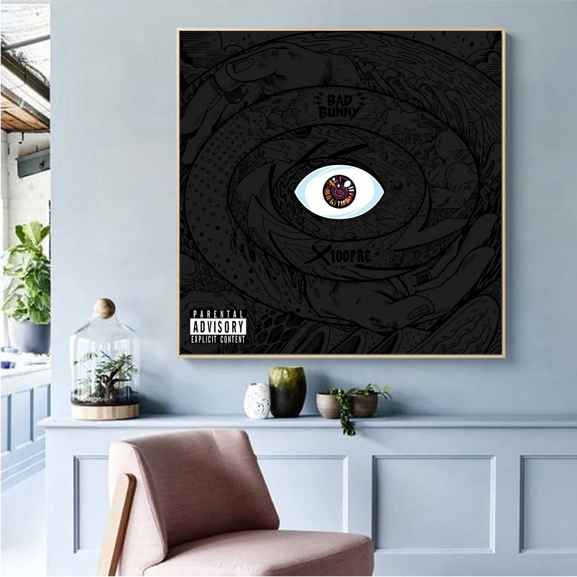 Bad Bunny X100PRE Digital Printable, Album Cover, Poster,, 48% OFF