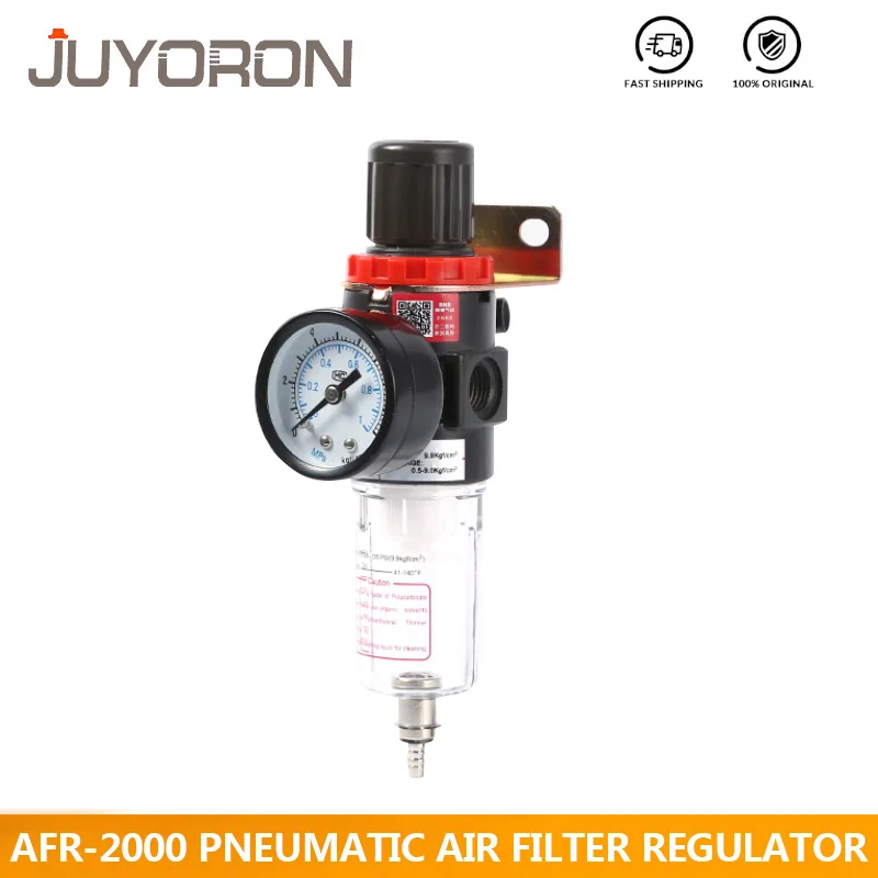AFR2000-Pneumatic-Filter-Air-Treatment-Unit-Pressure-Regulator-Switch ...