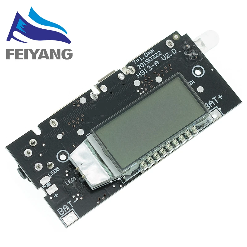 Dual Usb 18650 Battery Charger Pcb Power Module 5v 1a 2.1a Mobile Power ...