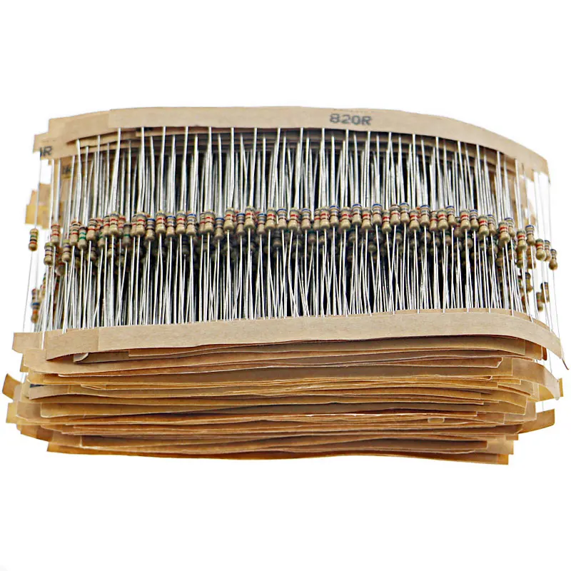 1500Pcs-1-4W-5-Carbon-Film-Resistor-75-Values-Assorted-Kit-1-ohm-10M ...