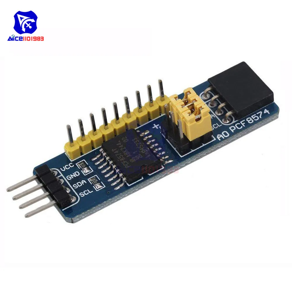 Diymore Pcf8574 I2c Interface 8-bit Io Expansion Board I/o Expander I2c ...