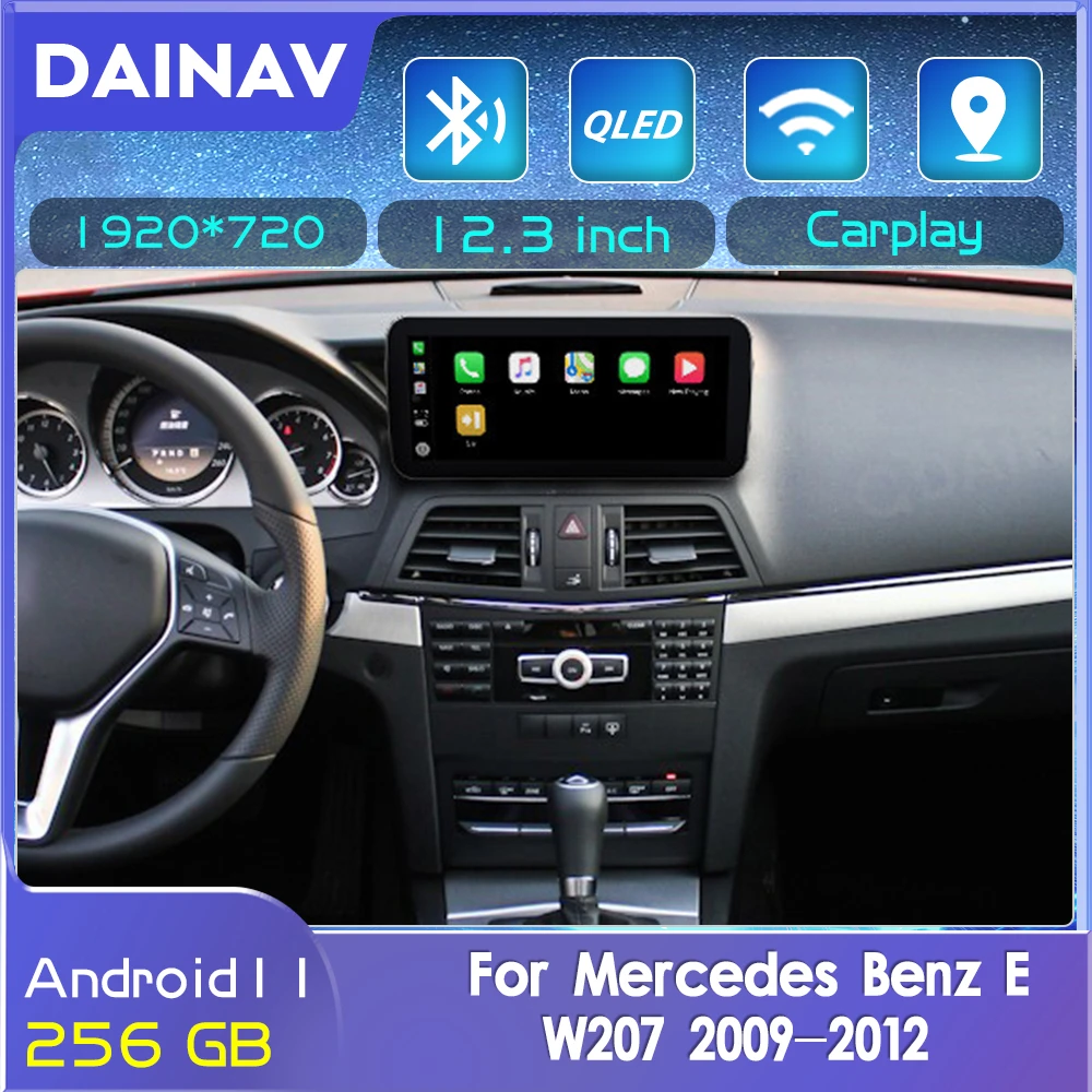 Android 11.0 8+256gb Car Radio Gps Navigation For Mercedes Benz E-class ...