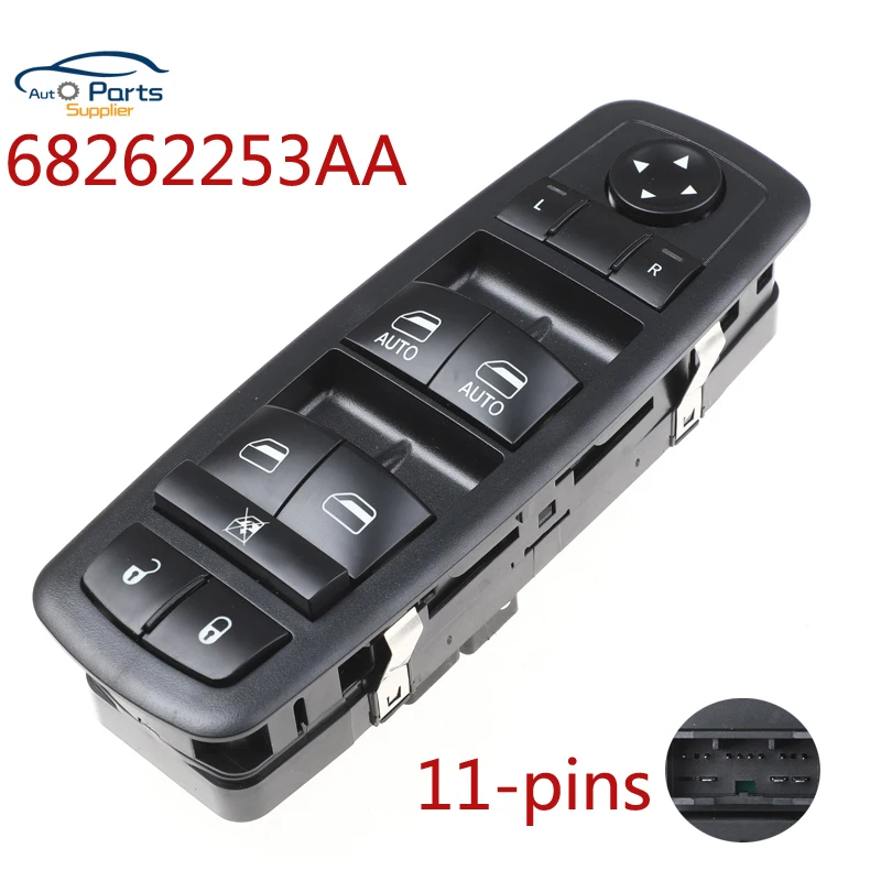 68262253AA-68262253AC-68262253AB-11-pins-Master-Power-Window-Switch-For ...