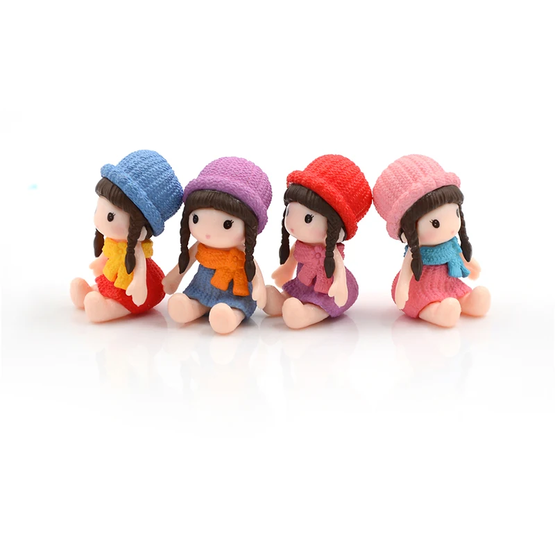 1Pc Mini Girl Doll DIY Micro Landscape Dolls Fairy Garden Miniatures ...