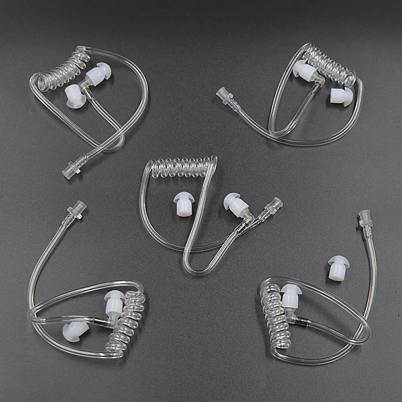 5Pcs-Covert-Clear-Air-Acoustic-Tube-with-Earbud-Earplugs-for-Motorola ...