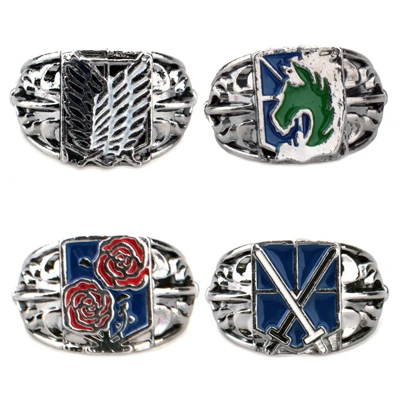 Attack Titan Rings Accessories | Attack Titan Ring Stainless - Rings ...