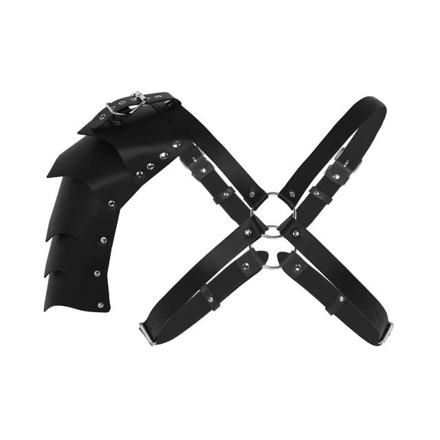 X-Shaped Leather Chest Harness - Queerks™
