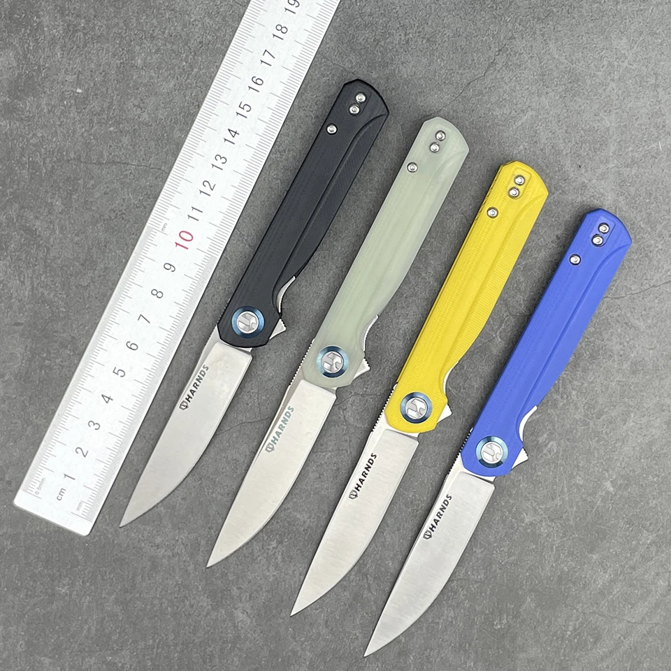 Harnds-Wind-Pocket-Knife-with-Sandvik-Steel-Blade-G10-Handle-Folding ...